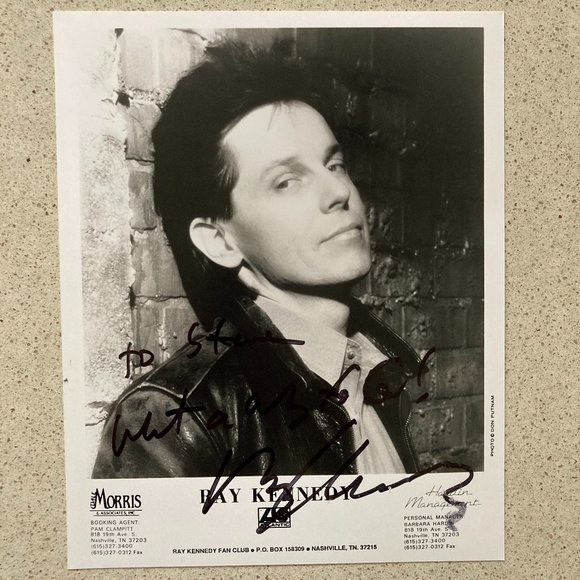 Autograph | Other | Ray Kennedy Signed Inscribed Photo 8x Hit Singled ...